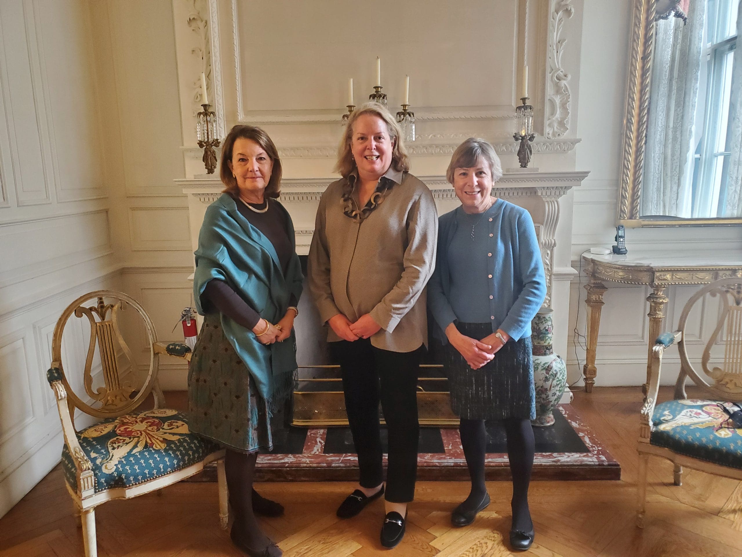 Immediate Past President Andrea Sahin and President Lydia Kimball ...